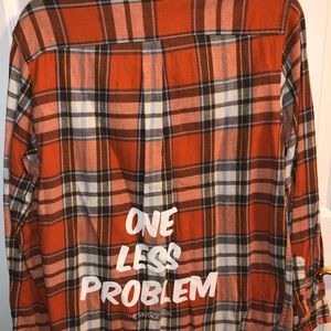 The Vintage Twin | Shirts & Tops | Vintage Twin Flannel With Writing On ...